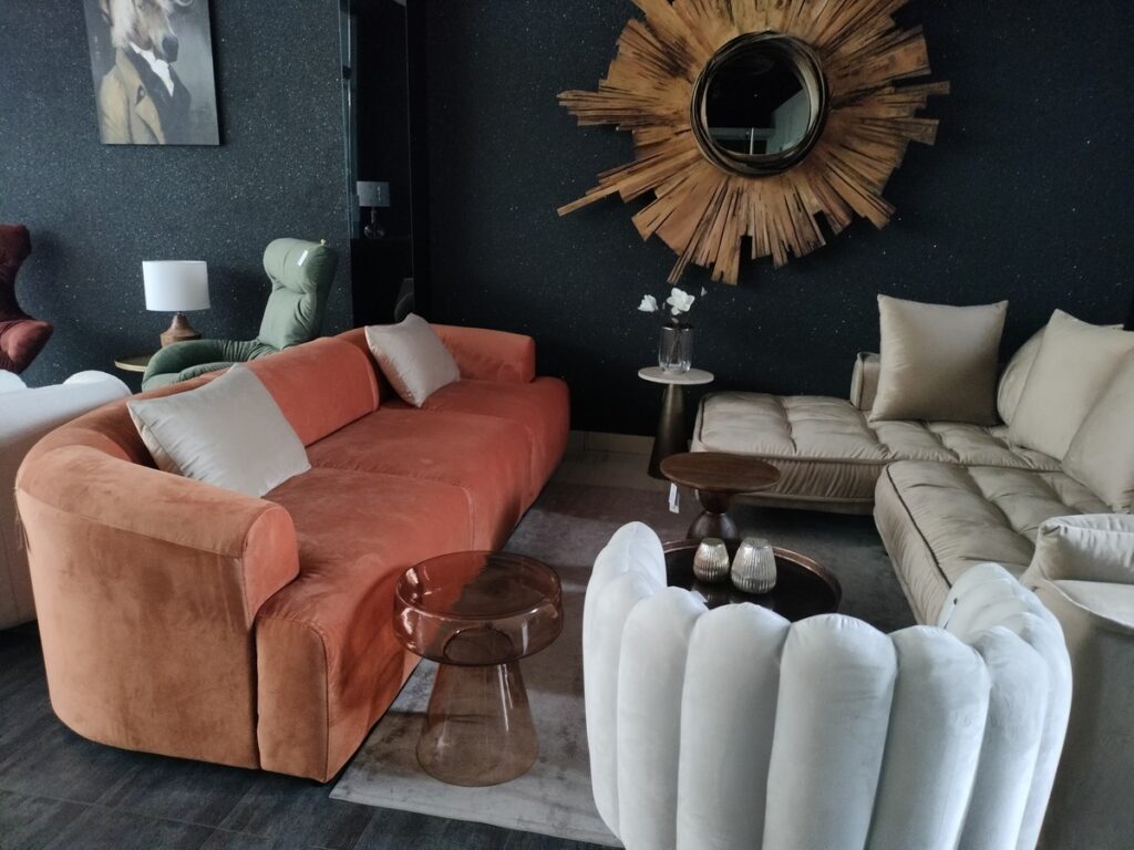 Zaokrąglona modułowa sofa Baloo